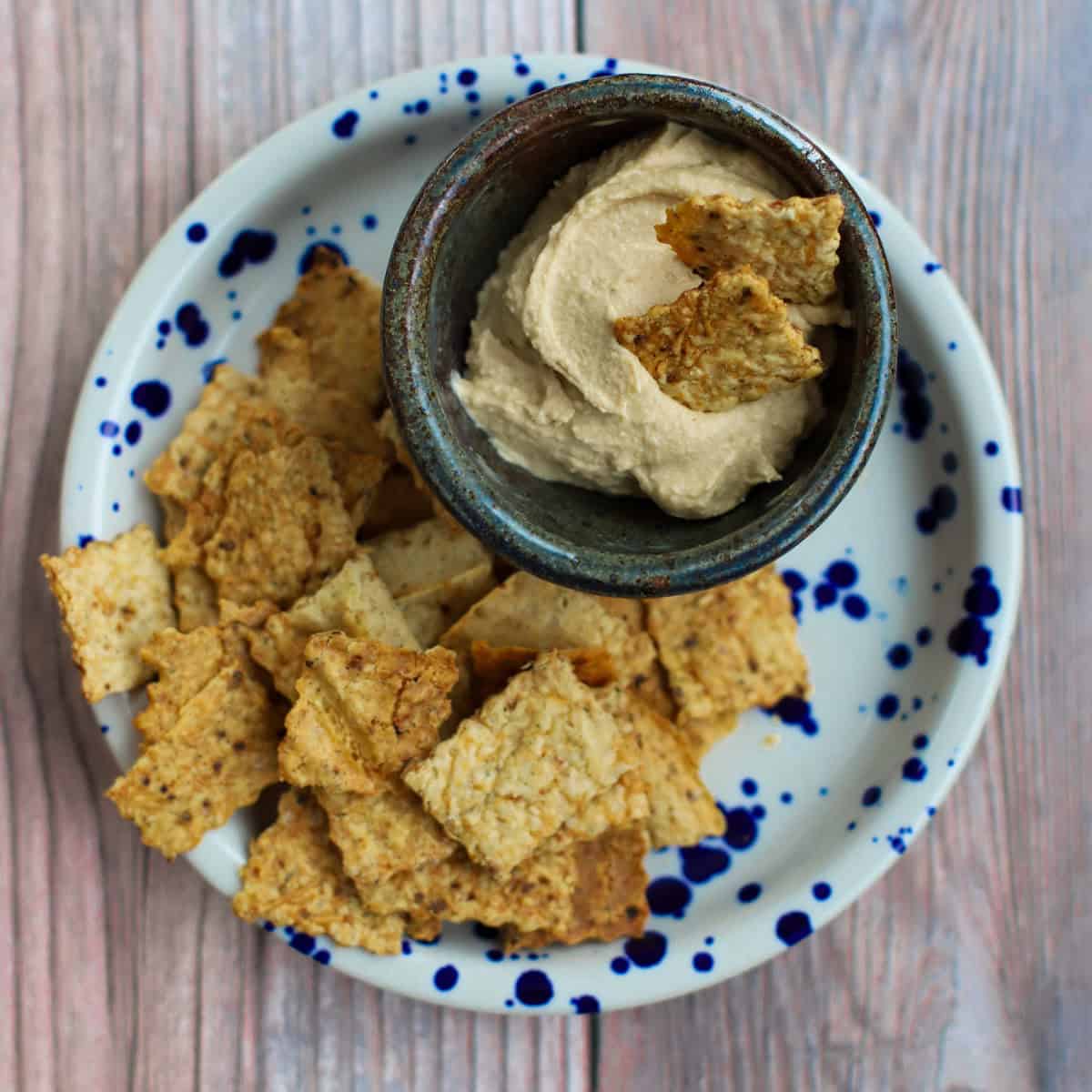 Sourdough Discard Crackers - Front Yard Veggies